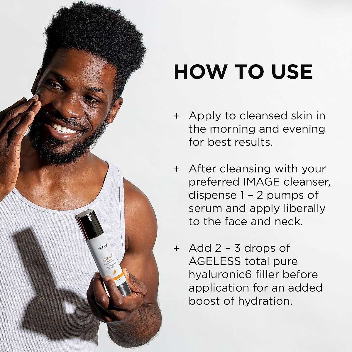 IMAGE Skincare, VITAL C Hydrating Serum, with Potent Vitamin C to Brighten, Tone and Smooth Appearance of Wrinkles, 1.7 Fl Oz (Pack of 1)