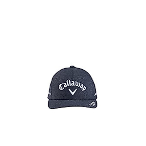 Callaway Golf Performance Pro Tour Cap Collection Headwear (OS, Black Heather/White)