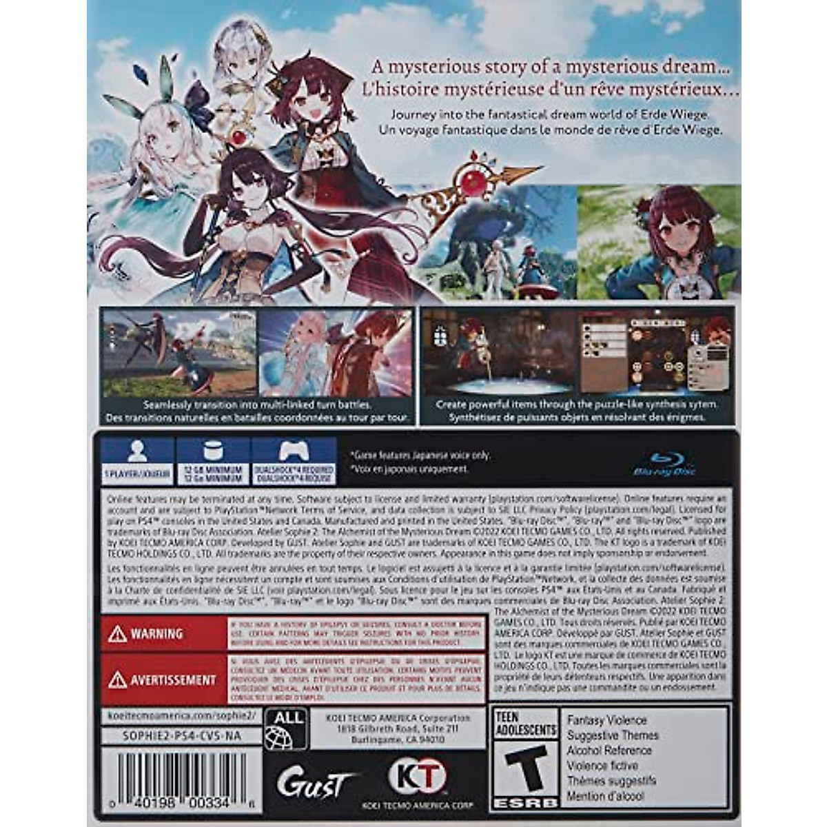 Atelier Sophie 2: The Alchemist of the Mysterious Dream - PlayStation 4
