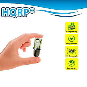 HQRP 110V LED Light Bulb Cool White Compatible with Singer 201, 221, 221K, 222, 247, 301, 301A, 301K, 328K, 337, 347, 401, 401A, 403, 404 Sewing Machine