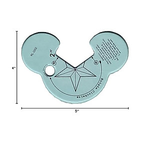 HONEYSEW Super-Star Quilting Template for Domestic Sewing Machine 1/8" Thick
