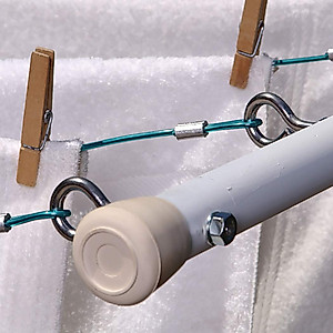 Hillman 517 Eyebolts with Nuts (3/8"-16 x 4") - 5 pieces