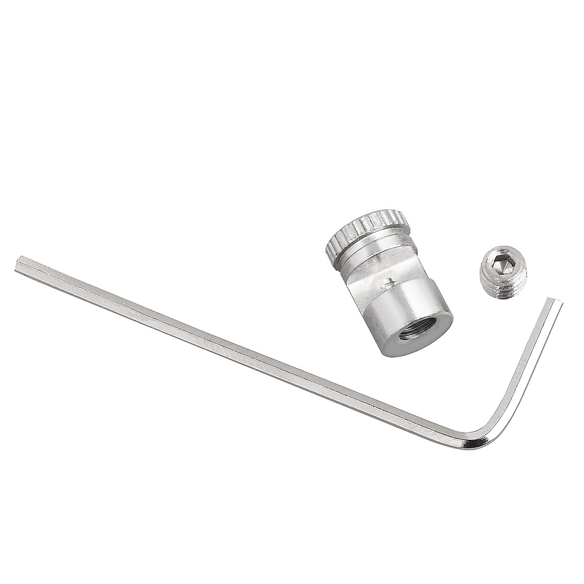 A.I.FORCE 2 Packs Thumb Stud for Buck 110 Folding Knife, Universal Replacement Thumb Button for Folding Hunting Knives Blade Thickness 2.5mm to 3mm, with Hex Wrench (Sliver)