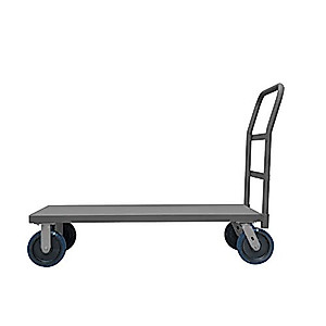 Durham EPT30608PU95 Platform Truck, 8 Polyurethane, Lip Down