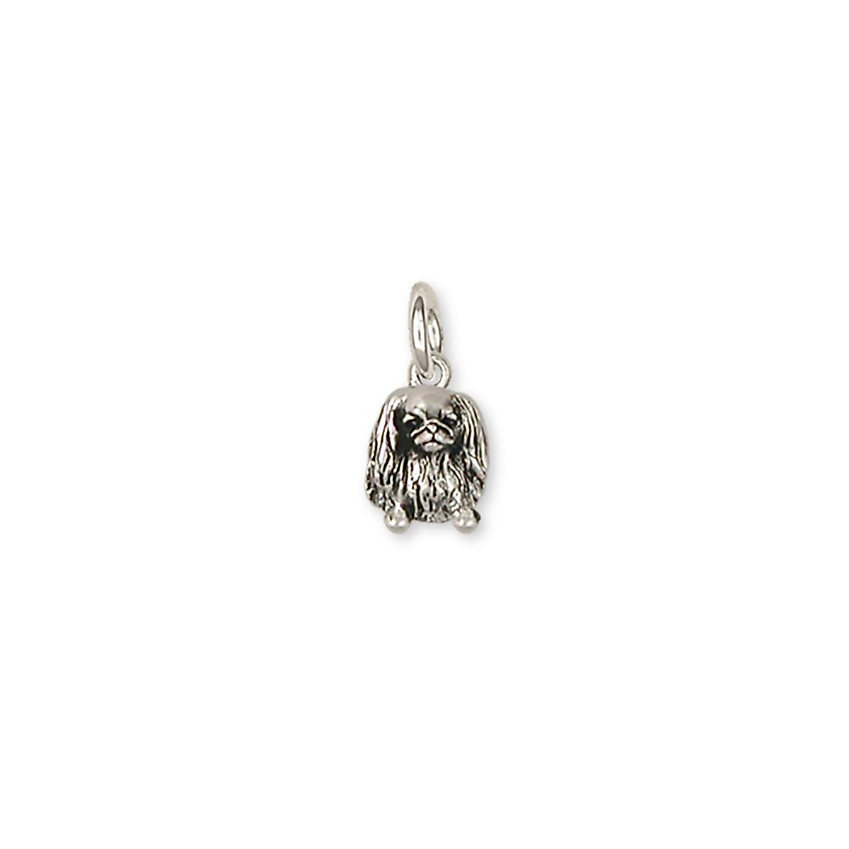 Esquivel and Fees Pekingese Jewelry Sterling Silver Pekingese Charm Handmade Dog Jewelry PK9-C