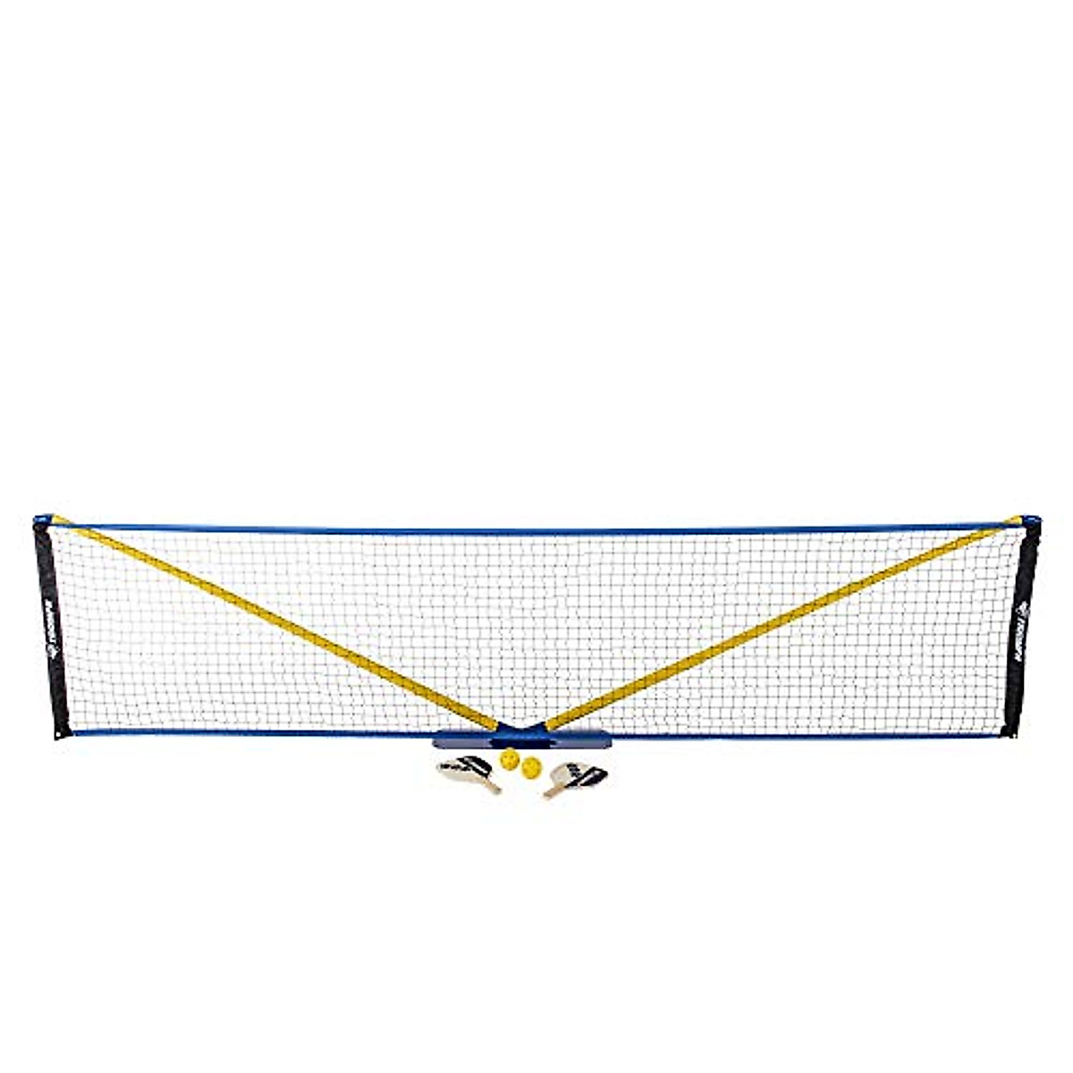 Triumph Sports Multi-Sport Versatile Combo Outdoor Game Net Set Includes Volleyball, Badminton, and Pickleball, Blue (35-7510-2)