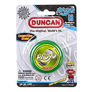 Duncan Toys ProYo Looper Yo-Yo, Beginner Yo-Yo with String, Wooden Axle and Plastic Body, Mystery Color