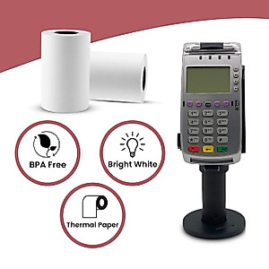 BAM POS Credit Card Receipt Paper for the VX520 (12 Rolls)