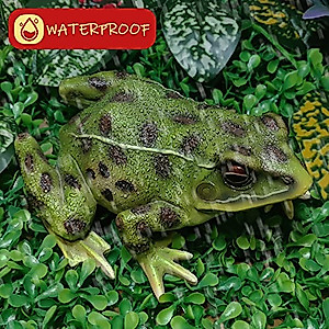 Sunthus Frog Garden Statues Toad Outdoor Decor Sculptures Yard Resin Decorations