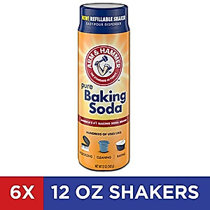 Arm & Hammer Baking Soda Shaker, 12 Oz, Pack of 6