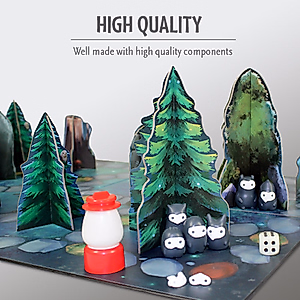 ThinkFun Shadows in The Forest - Unique Play-in-The-Dark Board Game | Ideal for Kids and Adults | Stimulating Brain Teaser | Innovative Gameplay