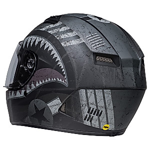 BELL Qualifier DLX MIPS Street Helmet (Devil May Care Matte Black/Gray - Medium)