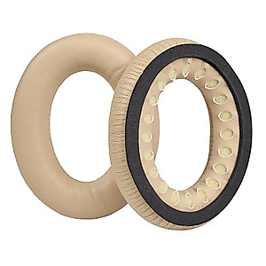 MOLGRIA Lambskin Ear Pads Cushion, Replacement Sheepskin Earpads for Bose Quiet Comfort QC 35 II QC35 QC35ii QC15 QC25 QC2 AE2 SoundLink SoundTrue Headphones(BA)