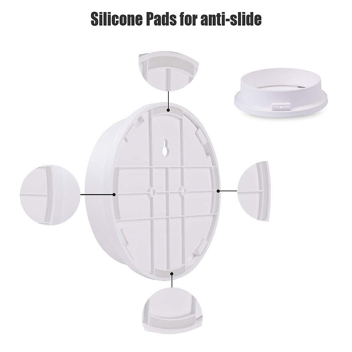 Koroao Wall Mount Holder for Google WiFi System(NLS-1304-25) -Ceiling Bracket Stand for Google Wi-fi(2 Pack)