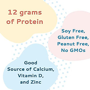 Grow Daily 3+ Shake Mix 7-serving Canister by Healthy Heights - Protein Powder (Chocolate) - Developed by Pediatricians - High in Protein Nutritional Shake - Contains Key Vitamins & Minerals