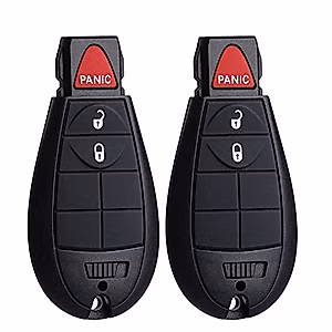 Key Fob FOBIK Replacement Fits for Dodge Ram 1500 2500 3500 2009 2010 2011 2012 Journey Challenger Grand Caravan Chrysler Town and Country Jeep Grand Cherokee Commander Keyless Entry Remote Control