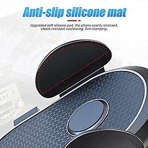 Rearview Mirror Phone Holder for Car, New Upgraded Car Cell Phone Holder, 360 Rotatable and Adjustable Anti-Shake Car Phone Holder Mount for iPhone 14 13 Pro Max, Most Mobile Phones & Vehicles