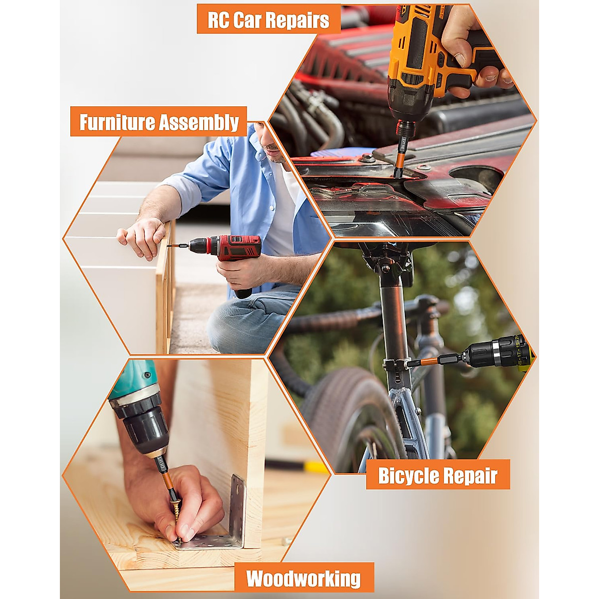 Buy Two Save More-Tools Impact Socket Adapter Set: Christmas Stocking Stuffers for Men Adults Dad and Mens Stocking Stuffers Impact Hex Head