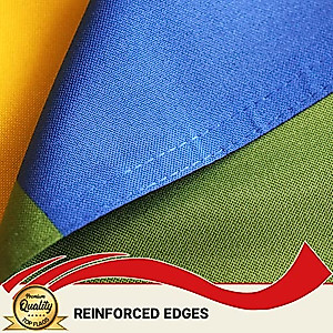 TOPFLAGS Progress Gay Pride LGBTQ Yard Garden Flag 12x18 Inch, Double Sided Rainbow LGBTQ Bisexual Flags for Decoration