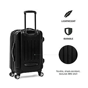 Kenneth Cole Reaction Renegade_Collection, Black, 28-Inch Carry On