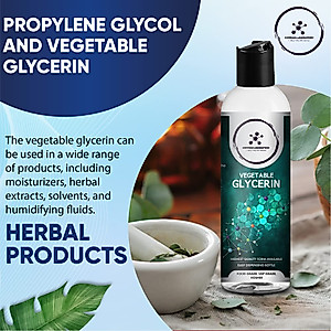 Compass Laboratory Propylene Glycol & Vegetable Glycerin - 500mL Each | USP-Grade, High-Purity Mixing Solutions