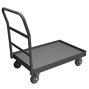 Durham EPTLU18365PU95 Platform Truck, Lips up, 1400 lbs