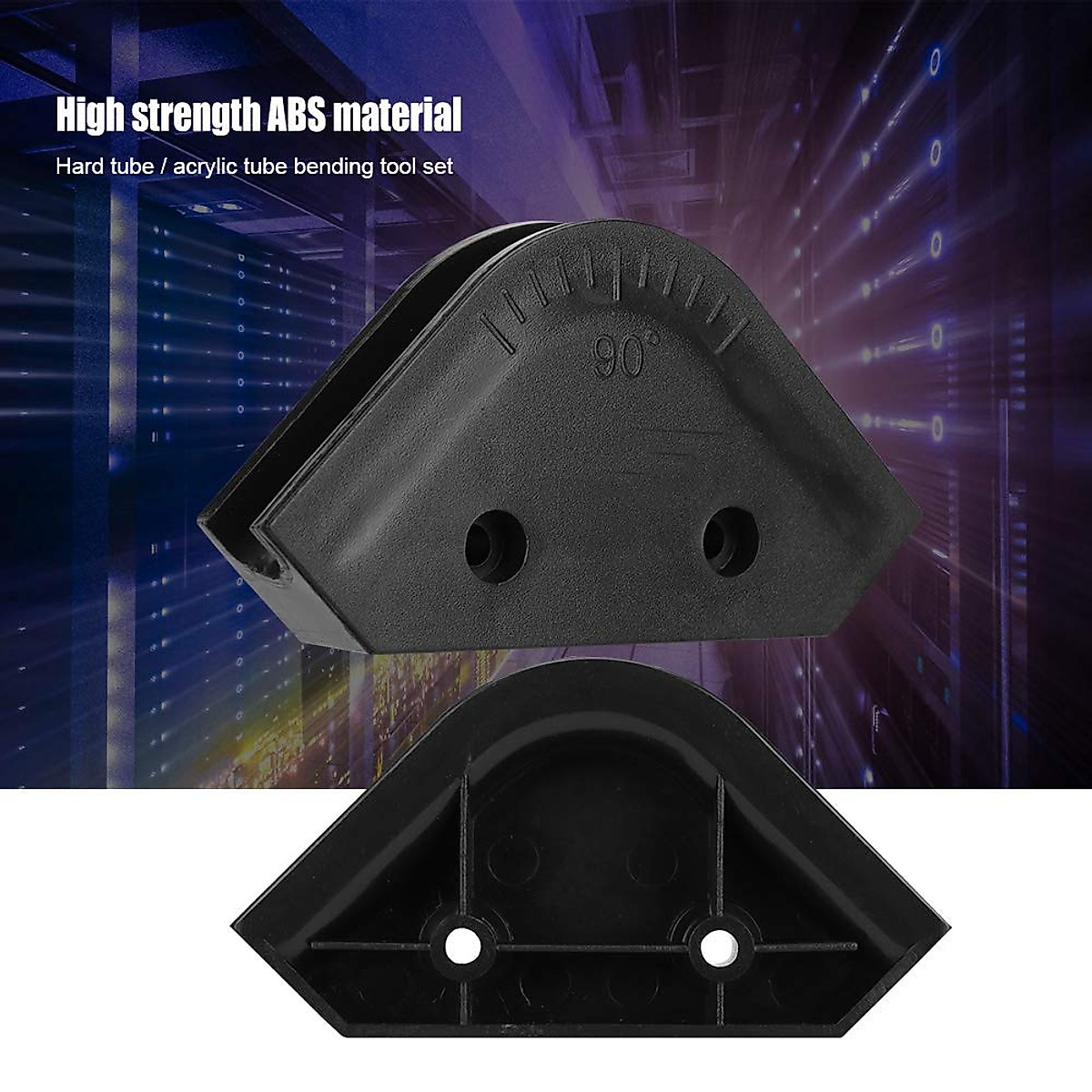 Bewinner 14mm Hard Tube Bending Kit, 3pcs 14mm OD 45/90 / 180 Degree Acrylic Hard Tube Bender Tool Kit,Water Cooling Bending Kit Suitable for Elbow for Awgm3 Series