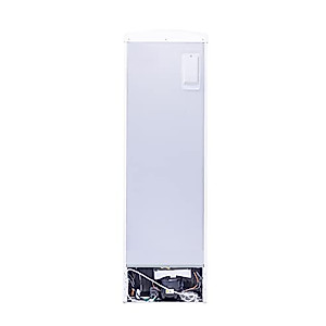 8.3 cu. ft. Freestanding Frost Free Retro Upright freezer with FAST FREEZE, adjustable temp control in Cream