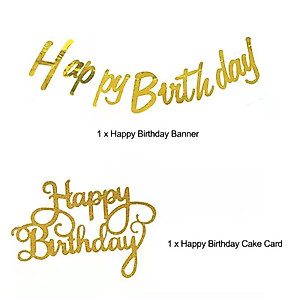 Birthday Decorations Boys Girls, Party Balloons Decoration Pastel Sky Theme with Happy Birthday Banner, Sun Moon Clouds Foil Balloon, Star Balloon for First 2nd Arch Garland Kit Birthday Party balloon