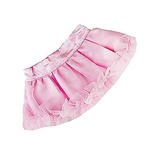 Satin "TuTu" fPink Skirt Teddy Bear Clothes Fits Most 14" - 18" Build-a-bear and Make Your Own Stuffed Animals
