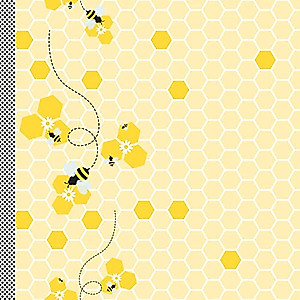 BLUE PANDA 3 Pack Bee Tablecloth, for Kids Birthday Party, Baby Shower, Bumble Bee Gender Reveal Decorations, (54 x 108 in)