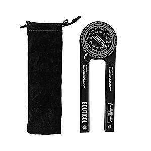 Aluminum Alloy Miter Saw Protractor Digital Angle Finder Lightning Measure Tool Woodworkers Edge Rule Crown Molding Tool Miter Gauge Carpentry Tools Angle Protractor for Carpenters, Building Trades