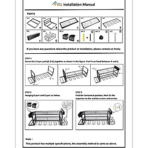 Make It Easy - Super Power Organizer Of Tools - 10 in ALL - Power Tool Storage Rack - Power Tool Organizer Shelf - Heavy Duty Floating Tool Shelf