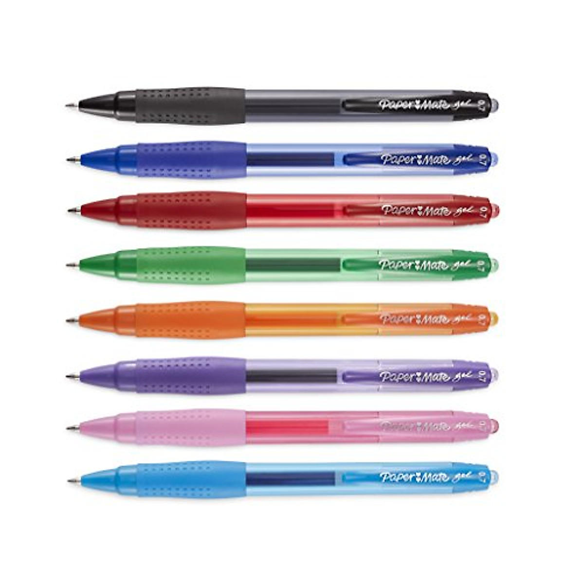 Paper Mate 1746323 Gel Pens, Medium (0.7mm), Assorted Colors, 8 Count