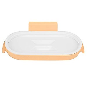 Milltrip Portable Trash Bag Holder, Hanging Garbage Bag Holder with Lid Kitchen Trash Bin Garbage Bags Storage Rack(Yellow and White)