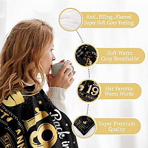 Yomaisky 25th Anniversary Blanket Gifts Gift for 25th Silver Wedding Anniversary 25 Years of Marriage Gifts for Mom Wife Dad Husband Friends Grandparents Throw Blankets 60Lx50W Inch Gold