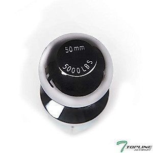 Universal 8" Drop Rear Bumper Trailer Tow Hitch Loaded Ball Mount with Pin & Clip Kit for 2" x 2" Towing Receiver Tube