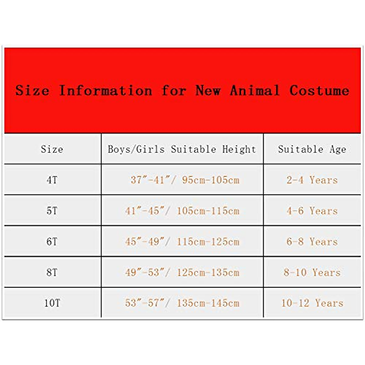 HQFURS Kids Unisex Unicorn Costume Animal Onesie Pajamas Halloween Christmas Gifts 10t