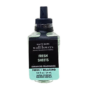 Bath & Body Works Fresh Sheets Wallflowers Home Fragrance Refills - FRESH & RELAXING - 2 Pack
