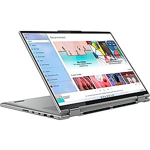 Lenovo 2022 Yoga 7i 2-in-1 Laptop 16" 2.5K Touchscreen Intel EVO Platform 12th Core i7-1260P Iris Xe Graphics 16GB LPDDR5 1TB SSD WiFi 6E Thunderblt4 HDMI Backlit Fingerprint Windows 11 Pro w/ RE USB