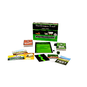 Pressman The Oregon Trail Card Game - Cooperative Gameplay Based on The Classic Computer Game, Ages 12 and Up, 2-6 Players