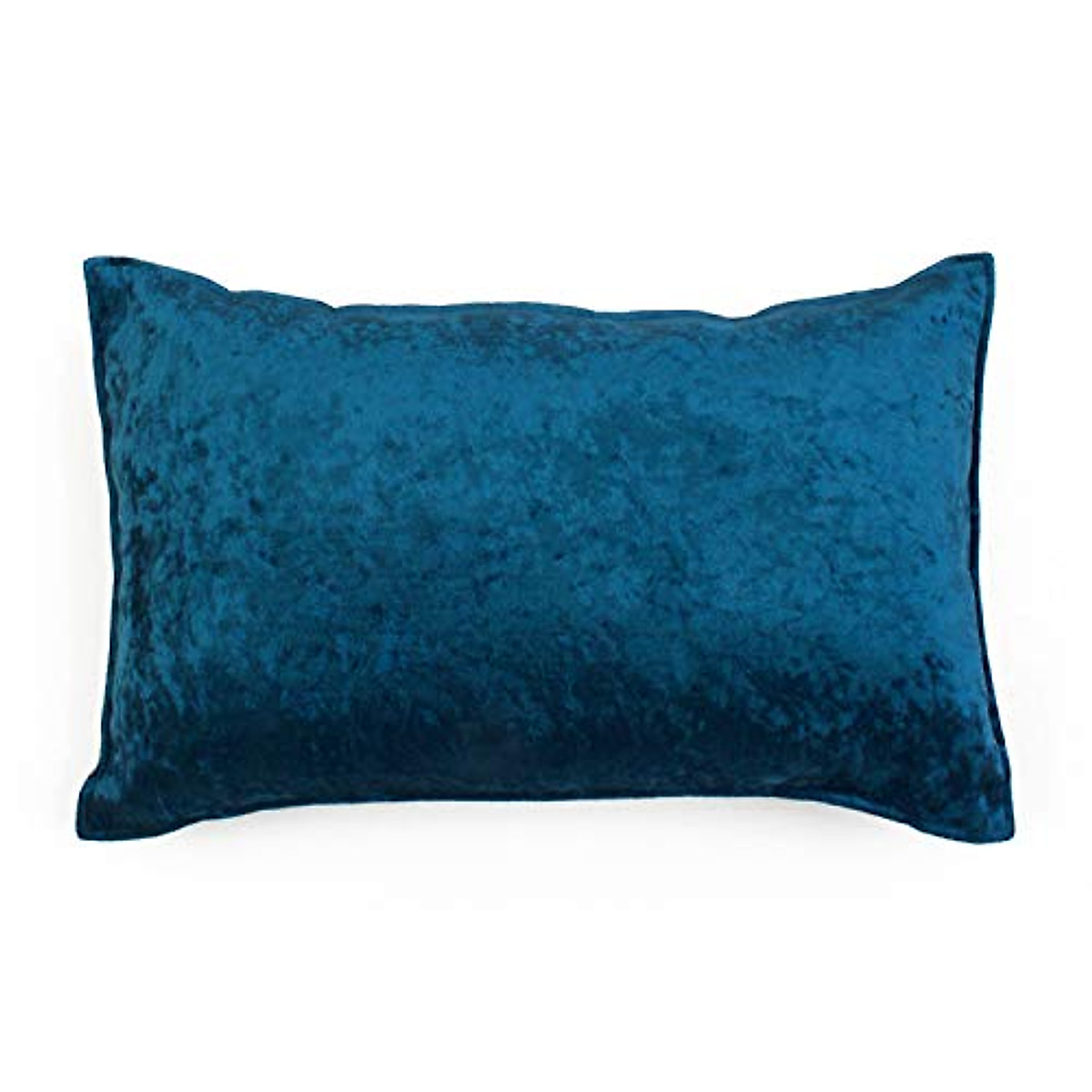 Thro by Marlo Lorenz TH014509004E Ibenz Ice Velvet Pillow, 14 x 22 in, Teal