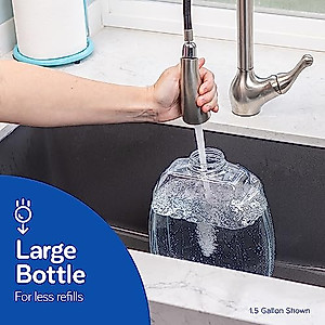 Petmate Replendish Gravity Waterer With Microban for Cats and Dogs, 3 Gallon, Pearl Ash Blue, 24406