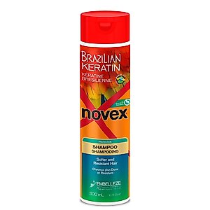 NOVEX Brazilian Keratin Shampoo, White, 10 Ounce