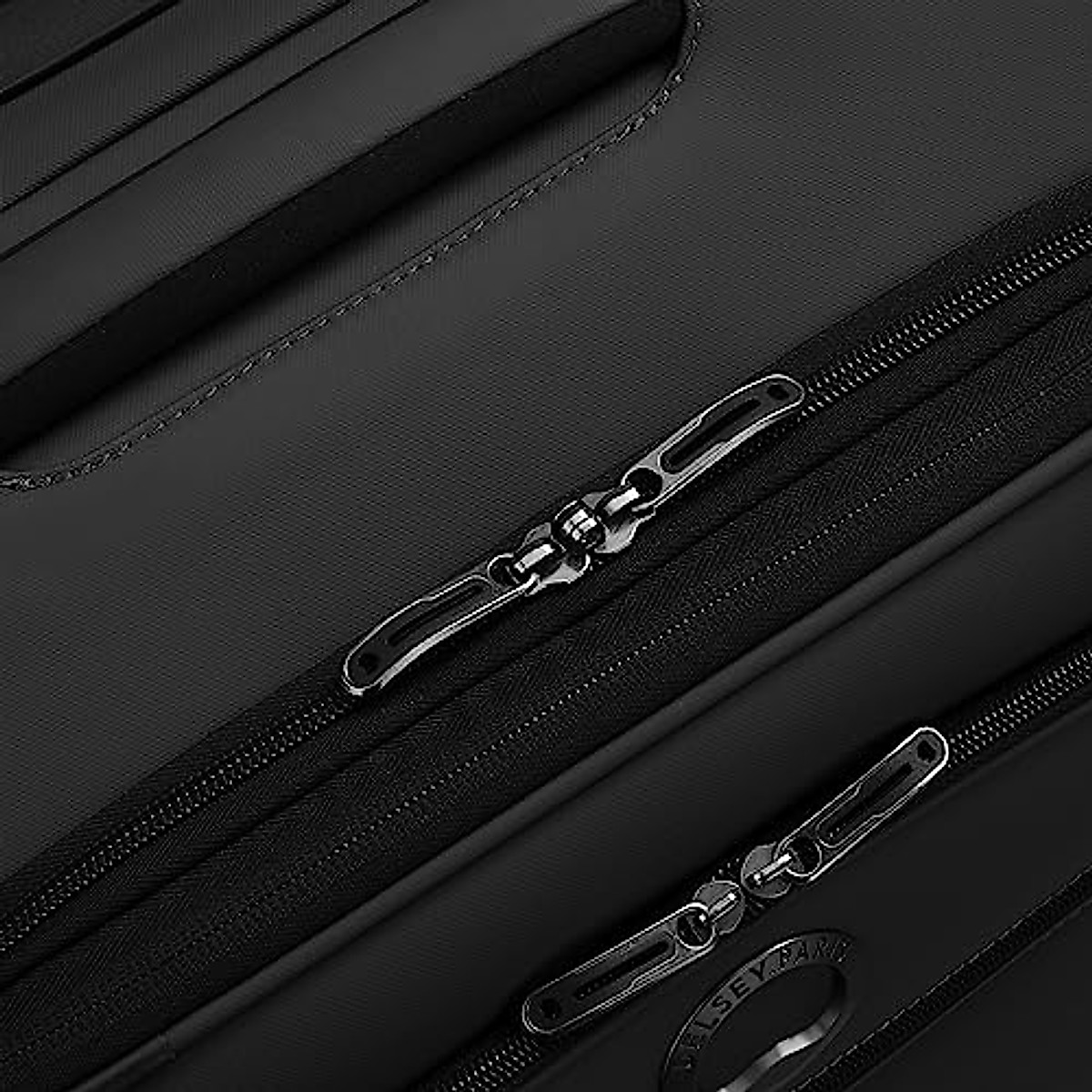 DELSEY Paris Sky Lite Softside Expandable Luggage with Spinner Wheels, Black, 2 Piece Set (19/24)