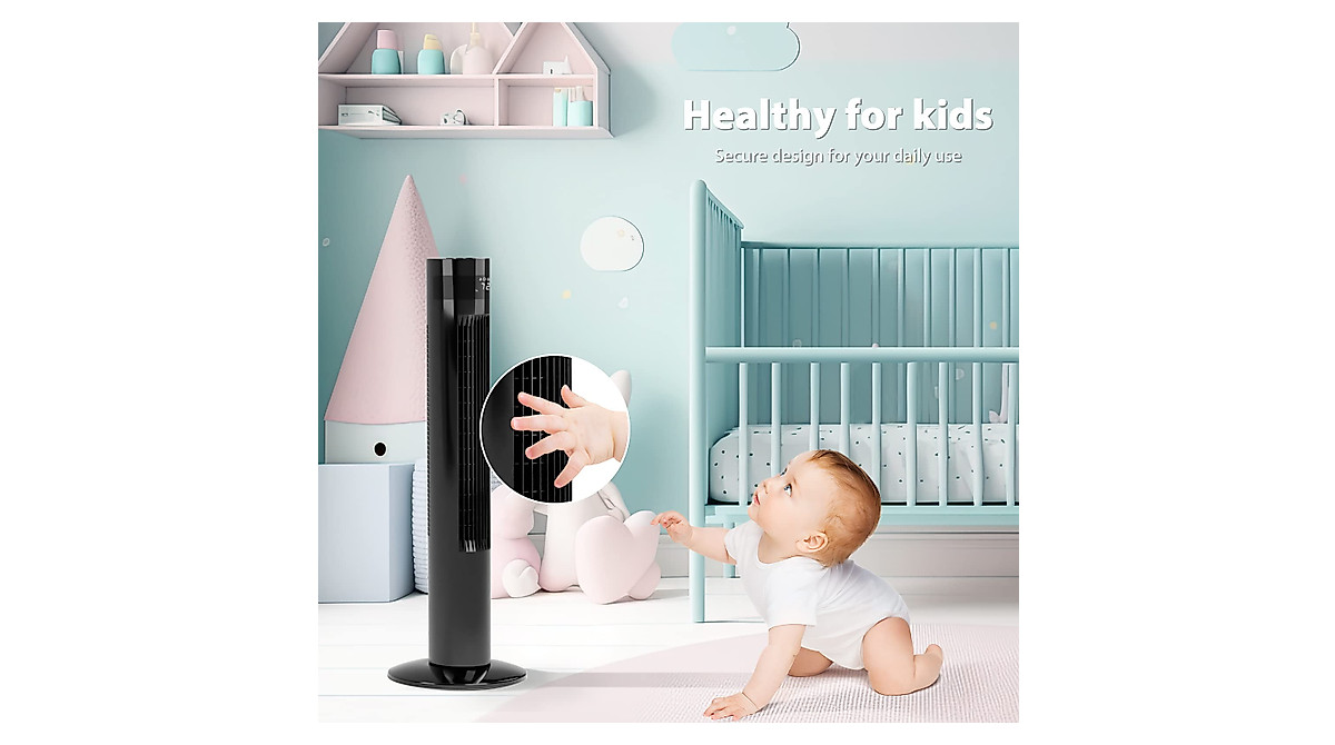 Antarctic Star Tower Fan - Quiet, Bladeless & Stylish