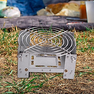 LEIPUPA Stove Folding Emergency Camping Stove with Pot Support Rack, Ultra Lightweight & Easy to Use
