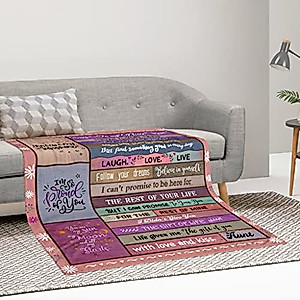 Tsefiwo Niece Gifts from Auntie - to My Niece Gifts Blanket 60"X50" - Graduation Gifts for Niece from Aunt Uncle - Best Niece Birthday Gifts for Niece Mother's Day Throw Blanket