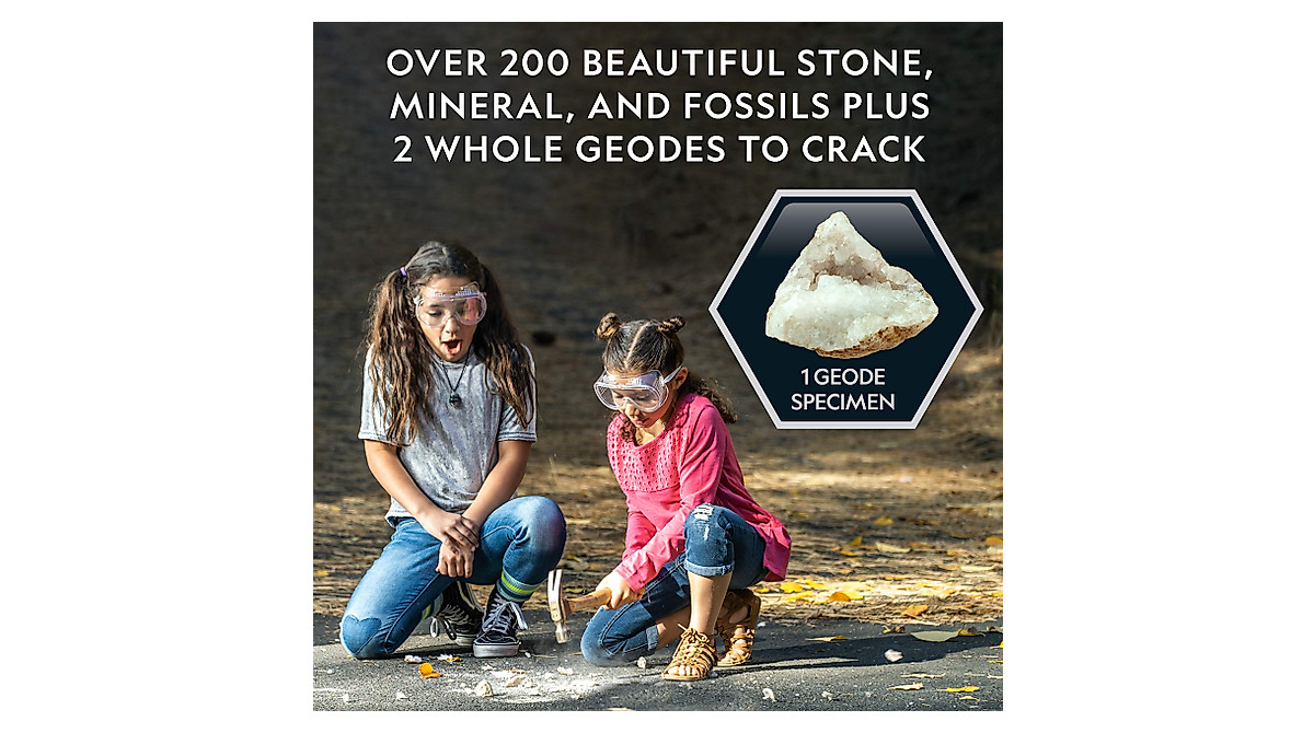 National Geographic Geology Kit for Kids - Crystals, Gemstones & Fossils