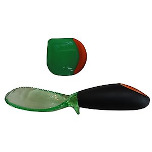 360 Pumpkin Products Ultimate Pumpkin Carving Ergonomic Scooper/Scraper and Detail scraper/clean up tool set. (1 Set of 2 tools)